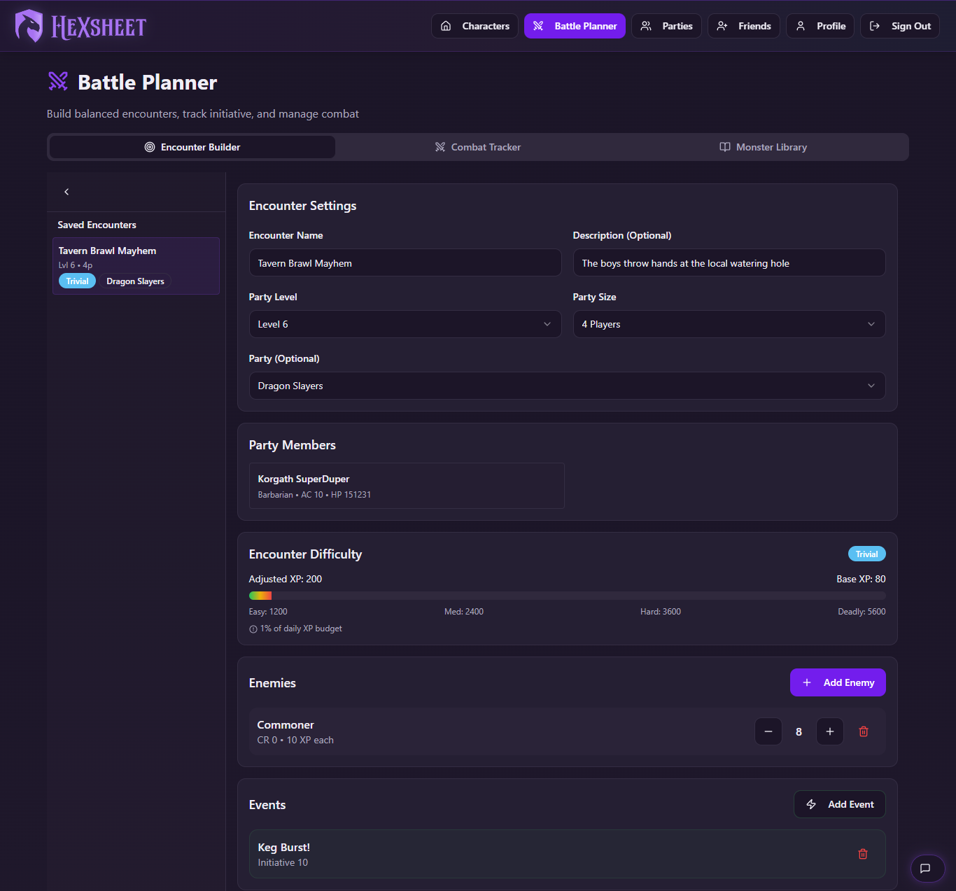 HexSheet - The Free and Easy Character Manager